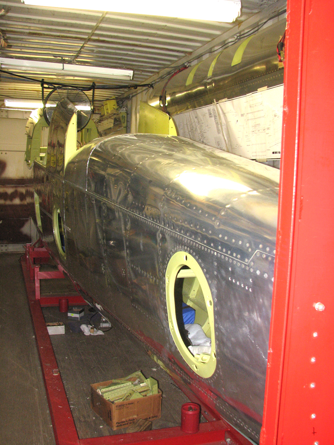 XP-82 Twin Mustang Project: Left-Hand Fuselage