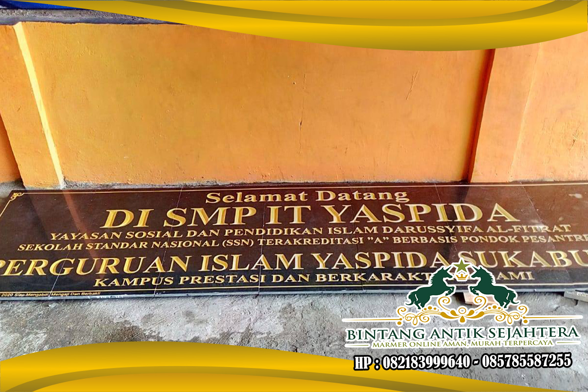 Bintang Antik Sejahtera Batu Alam: Design Prasasti Peresmian | Prasasti ...