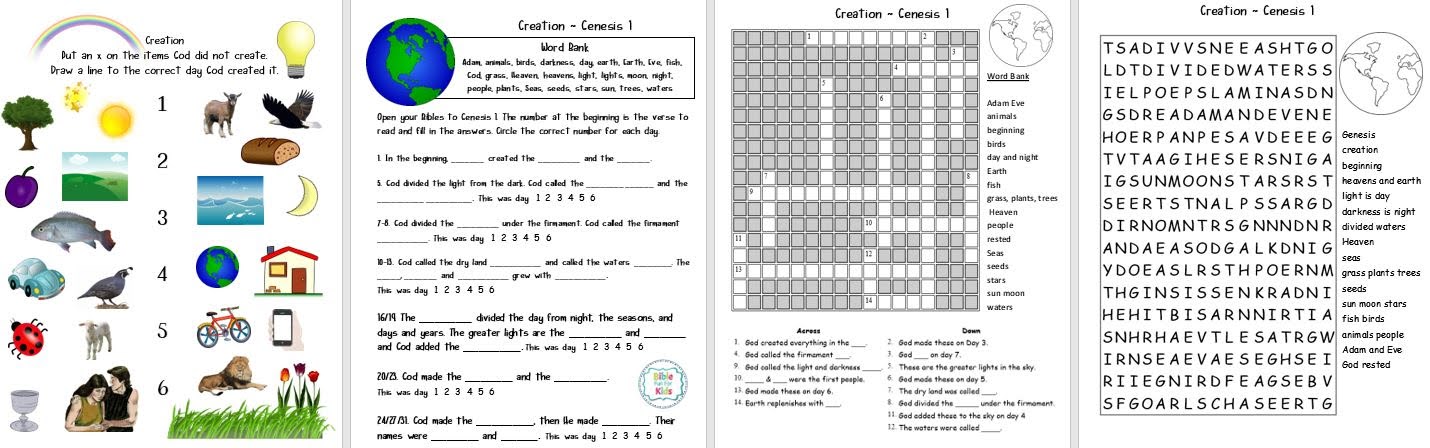 Creation of the Universe | Bible Fun For Kids