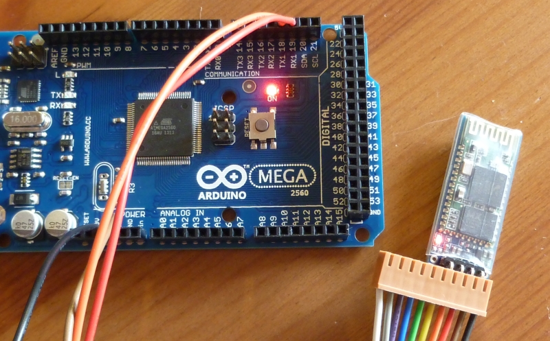 Hart gelötet!: JY-MCU Bluetooth Modul am Arduino Hart gelötet!: JY-MCU Bluetooth Modul am Arduino