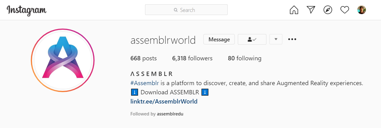 ASSEMBLR EDU INTERACTIVE TOOL IN EDUCATION
