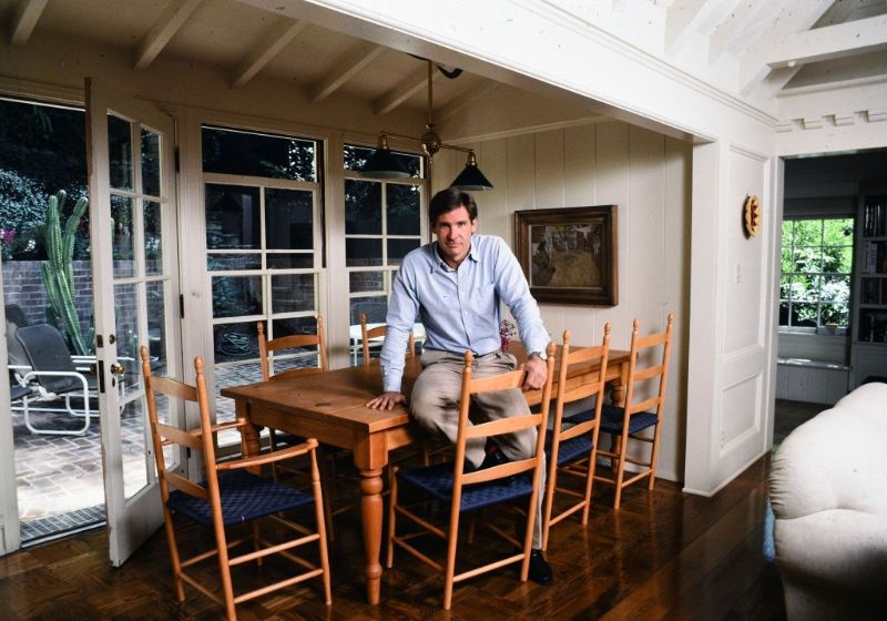 Vintage Portraits of Harrison Ford at His Home in 1984 ~ Vintage Everyday