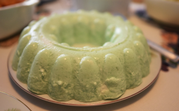 Kitchen Bounty: Lime and Pear Jello Mold