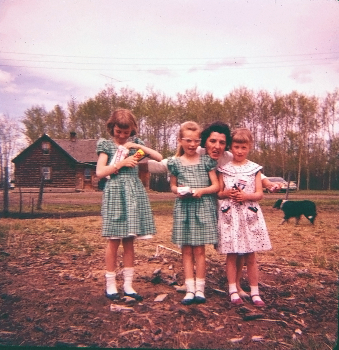 PHOTOS: FOUND VINTAGE SLIDES, 1950s "ON THE FARM" ~ Popthomology