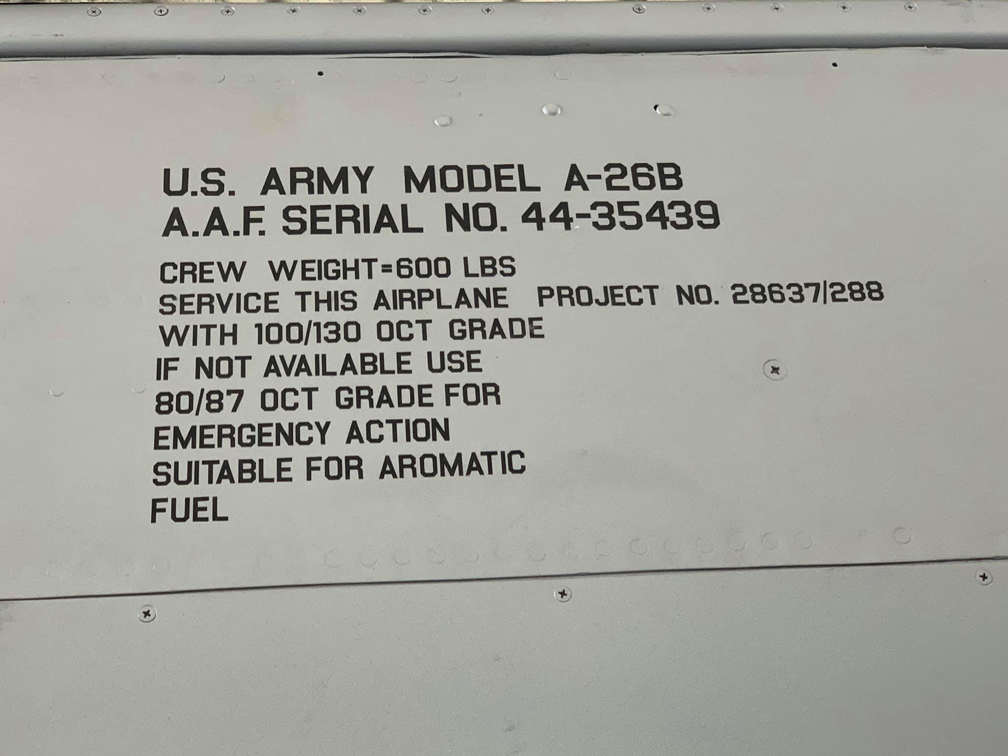Oldsarges Aircraft Model blog: Reference Photo for modelling the A-26C