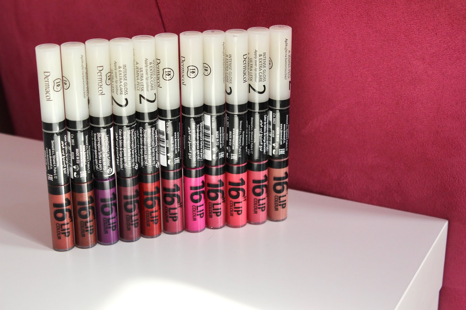 My new beauty book: Dermacol 16h Lip Colour - nové odtiene recenzia