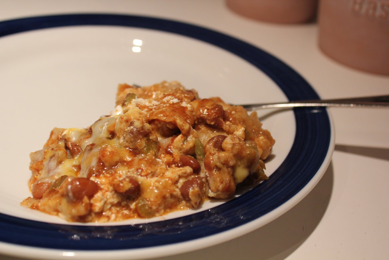 Near to Nothing: Great for Cinco de Mayo: Chicken and Bean Casserole