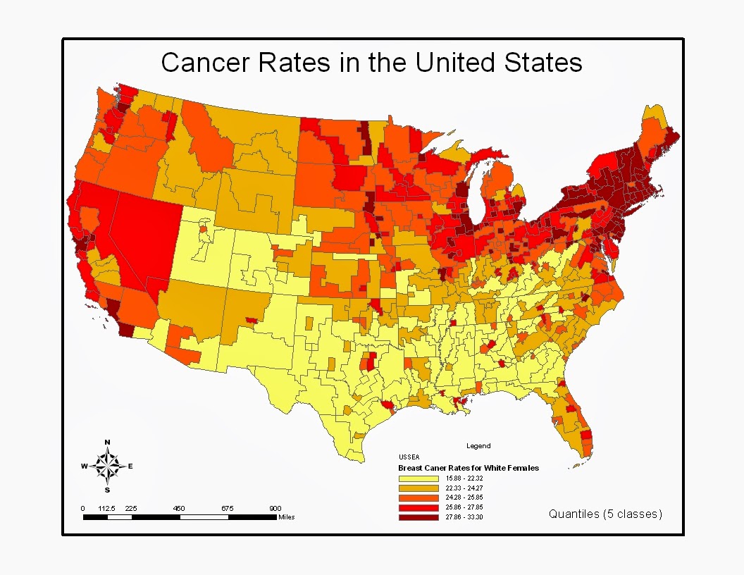 Gis 3015 Map Catalog Classed Choropleth Map