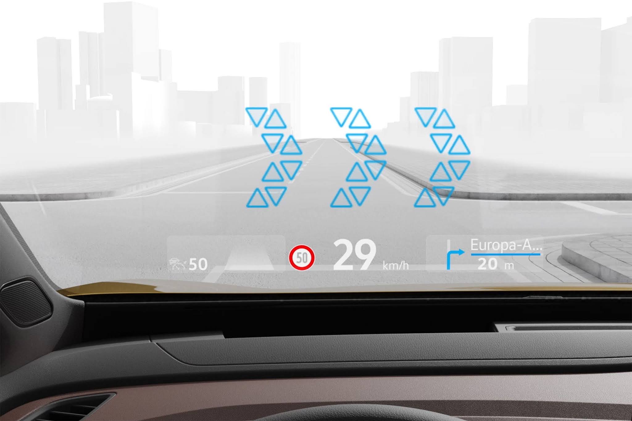 VW ID3 e ID4 terão head-up display de realidade aumentada
