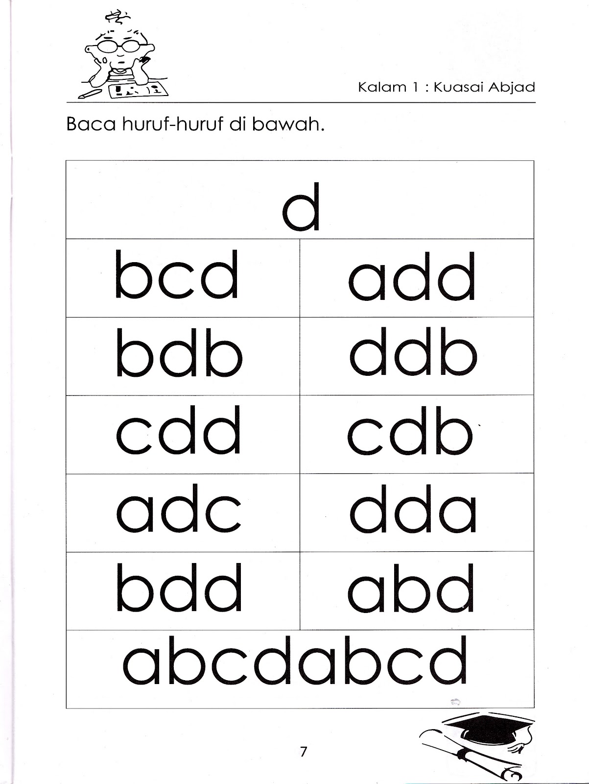 Senorok Membaca ABC: KALAM 1 ( Kuasai Abjad )