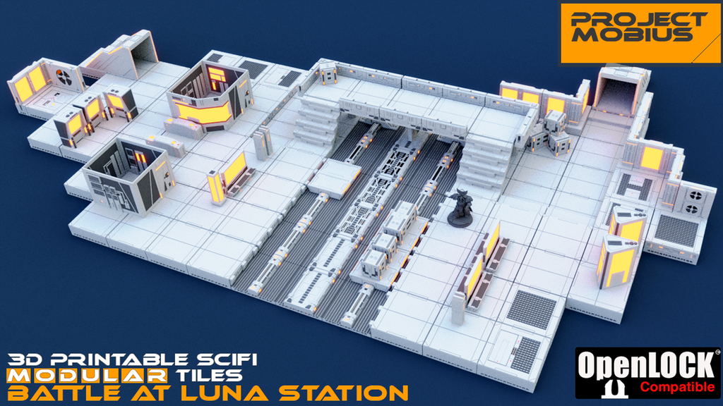 Tabletop Fix: Project Mobius - New SciFi Terrain Kickstarter