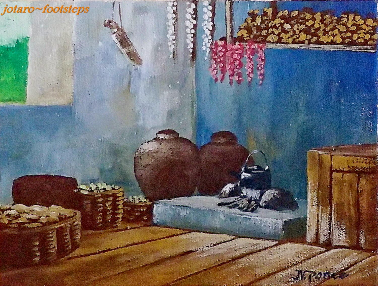 Footsteps - Jotaro's Travels: Art Gallery : Filipino Ivatan Art @ Batanes