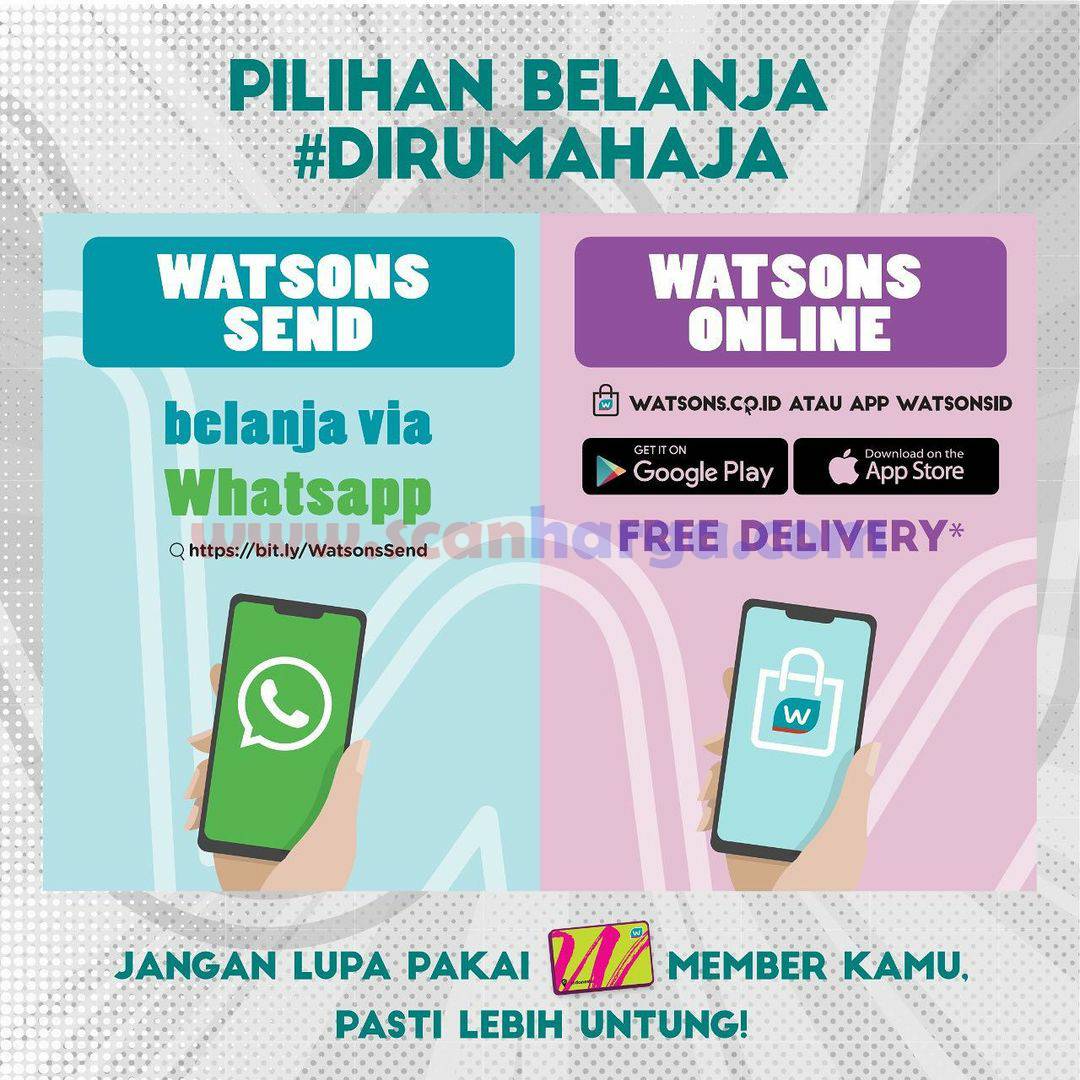 Promo Watsons PWP Purchase With Purchase Up To 50% Off - scanharga