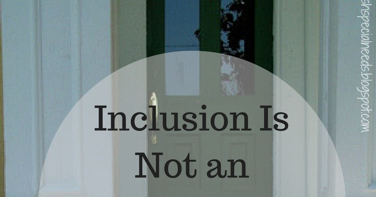 Removing the Stumbling Block: Don't Use Inclusion as an Excuse for Bad ...
