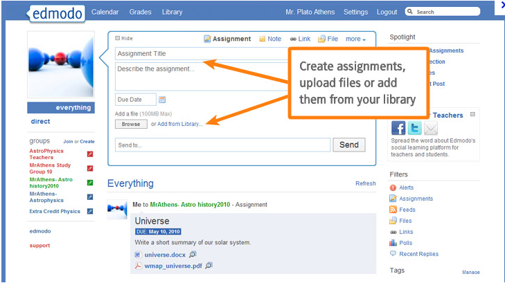 Eid-Master-Edu: Edmodo: Communication and collaboration Tool