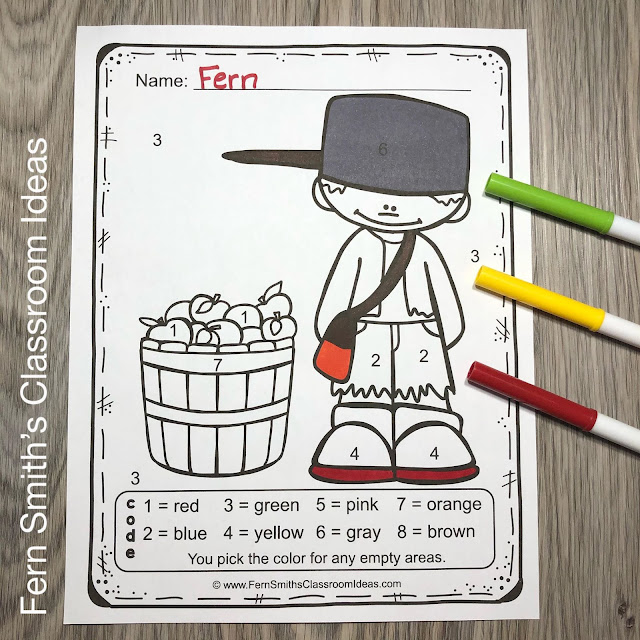 Are You Ready to Grab Some New Fall Apple Themed Color By Code ...