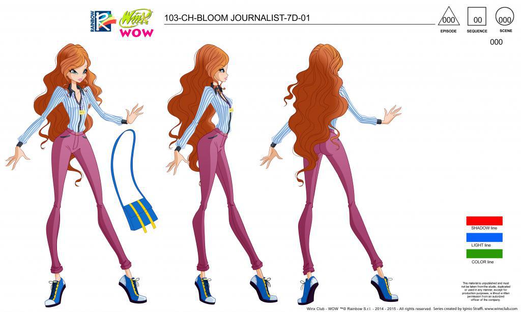 Model Sheets von World of Winx und Staffel 5 | GermanSirenix