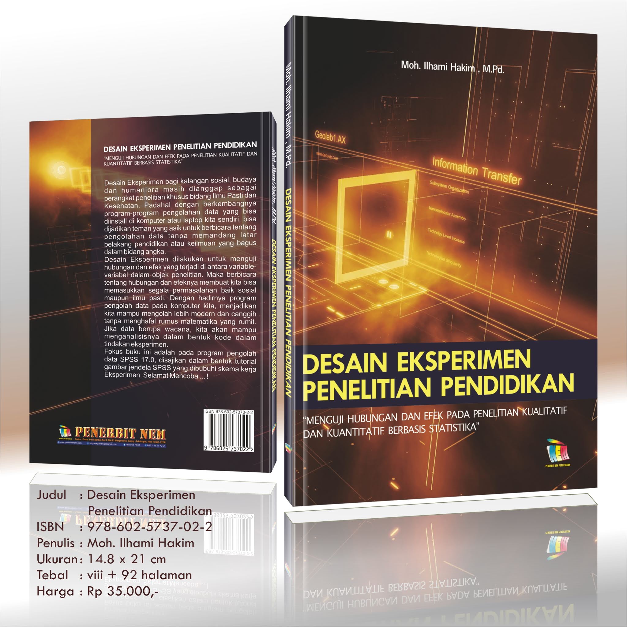 Penerbit NEM: Desain Eksperimen Penelitian Pendidikan