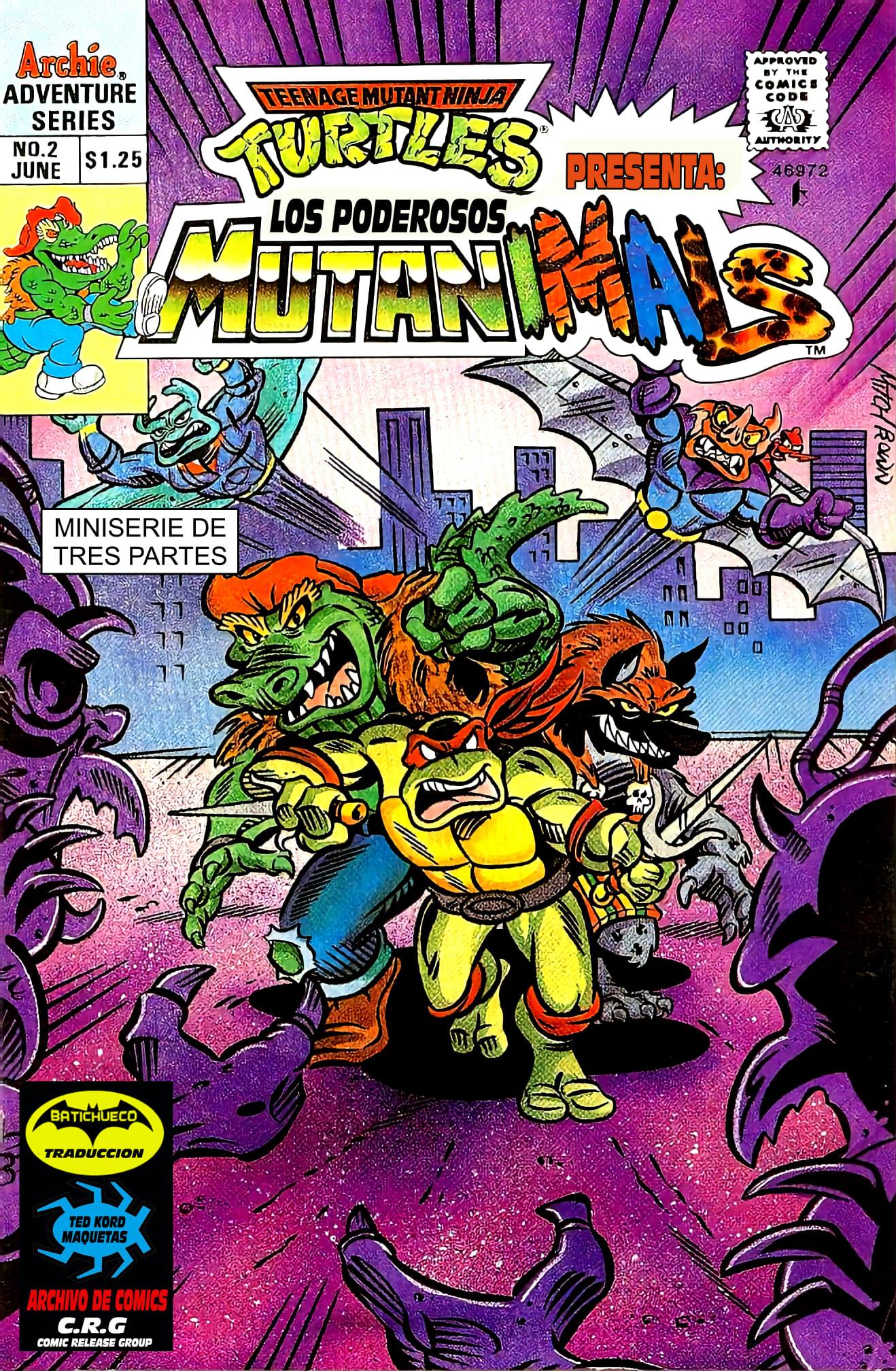 LOS PODEROSOS MUTANIMALS Vol 1 - TMNTcomics en español