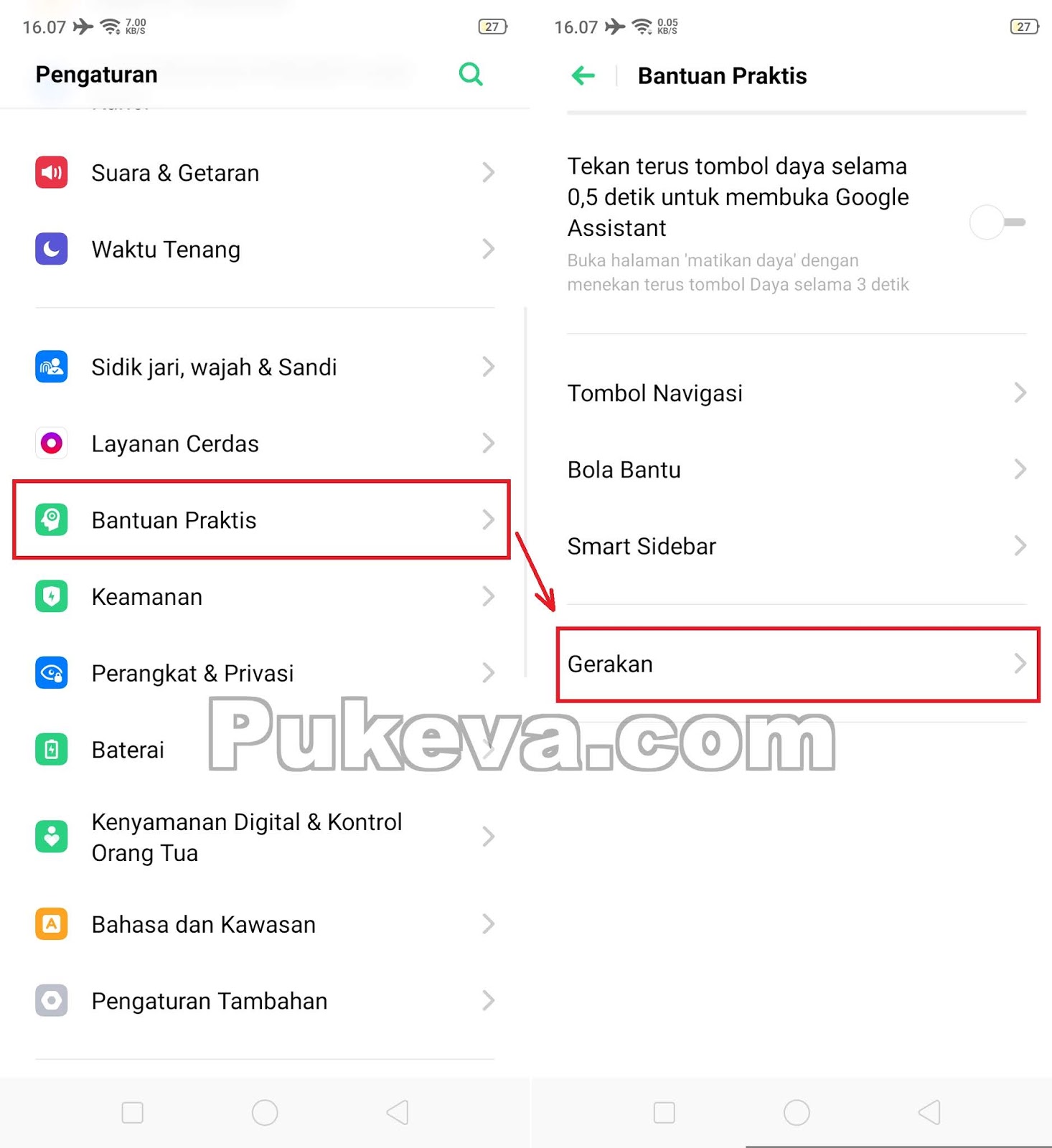 Cara Mengaktifkan Ketuk Dua Kali di Hp Oppo dan Realme | PUKEVA