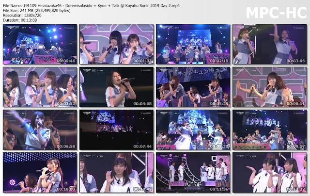 191109 Hinatazaka46 - Doremisolasido + Kyun + Talk @ Koyabu Sonic 2019 Day 2 | Misaka46
