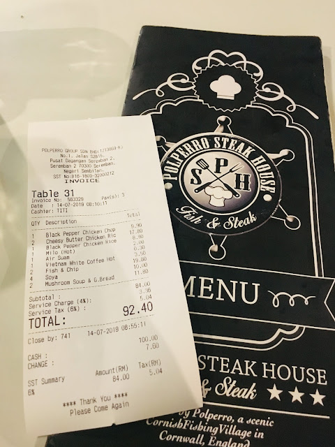 Berbaloi Makan Western di Polperro Steak House, Seremban 2 (S2) sebab ...