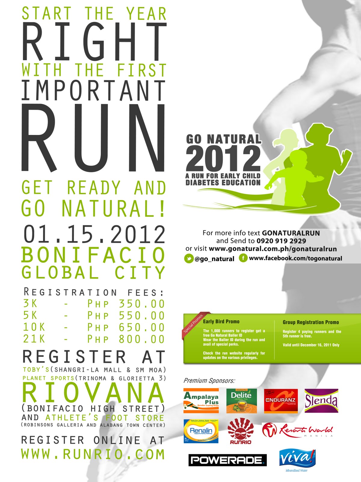 Deemen Runner: Go Natural Run: Runrio's Year-starter Running Event