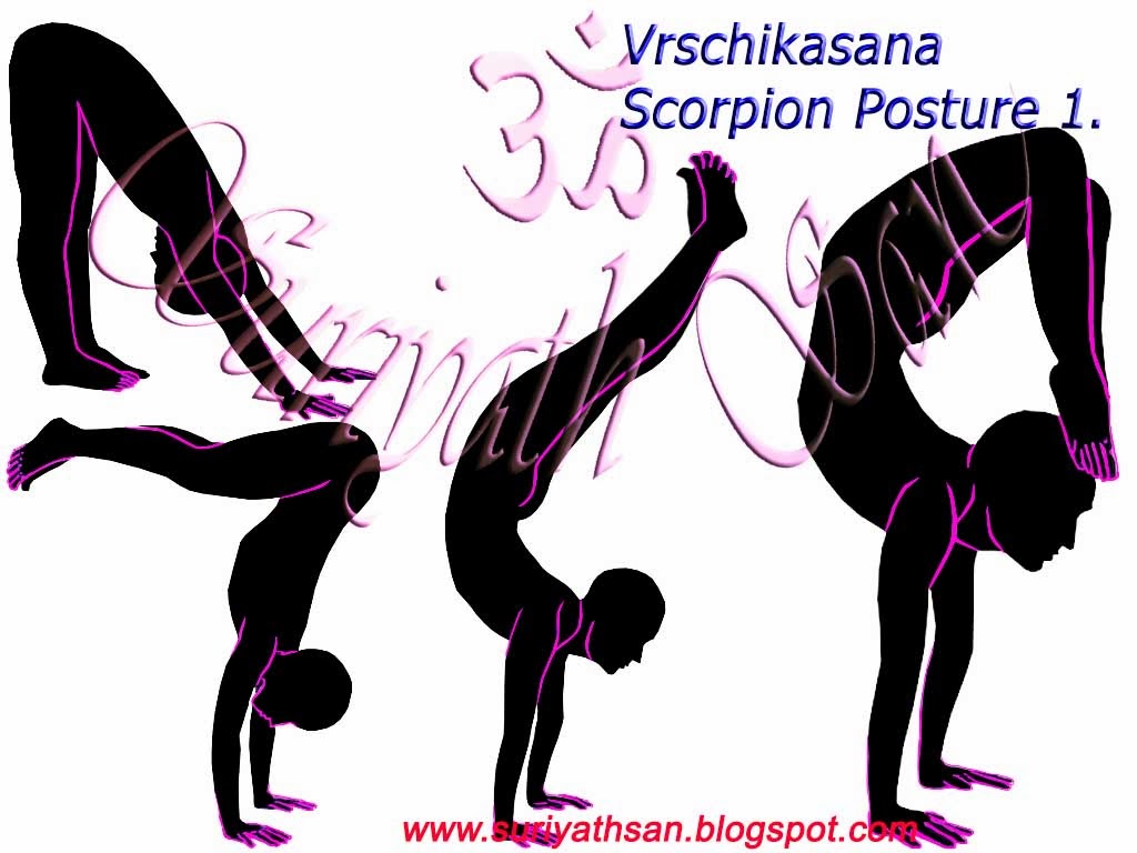 ဆူရိယ စန္: Scorpion Posture 1