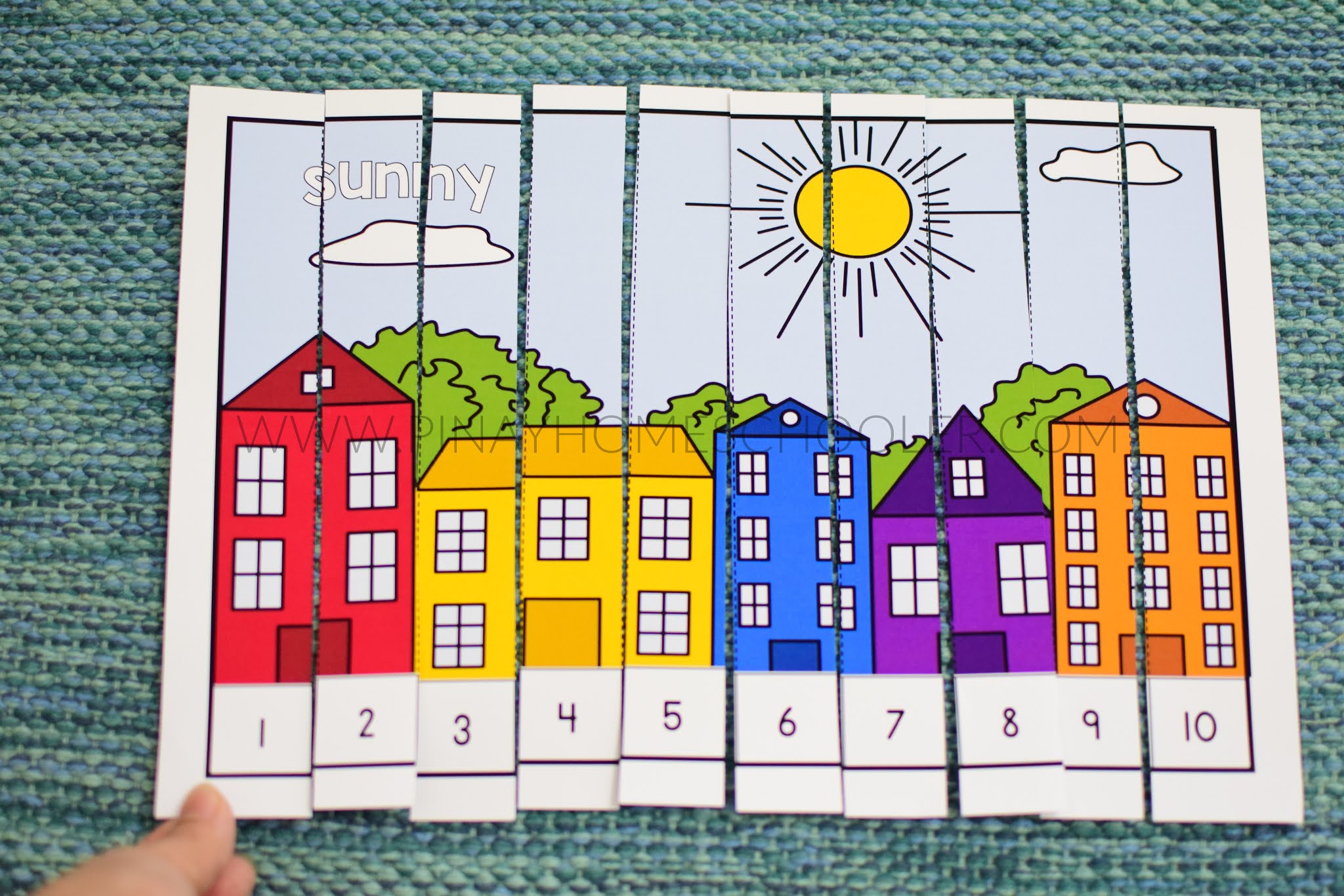 Weather Preschool Math and Literacy Mini Unit | The Pinay Homeschooler