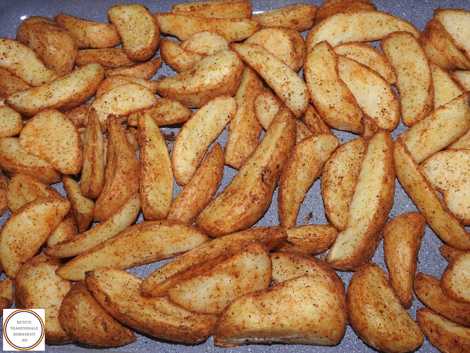 Cartofi wedges la cuptor reteta | Retetetraditionaleromanesti.ro