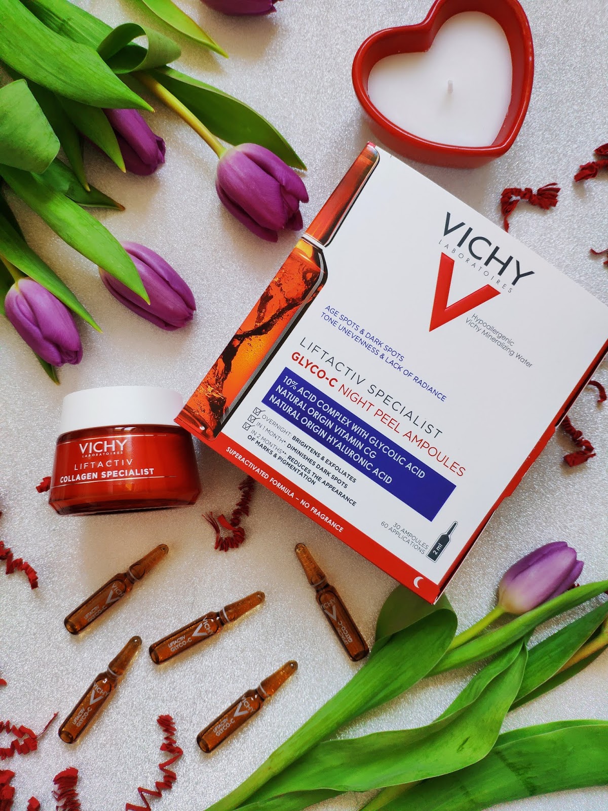 VICHY Lift Active Specialist Glyco-C Night Peel Ampoules i Vichy ...