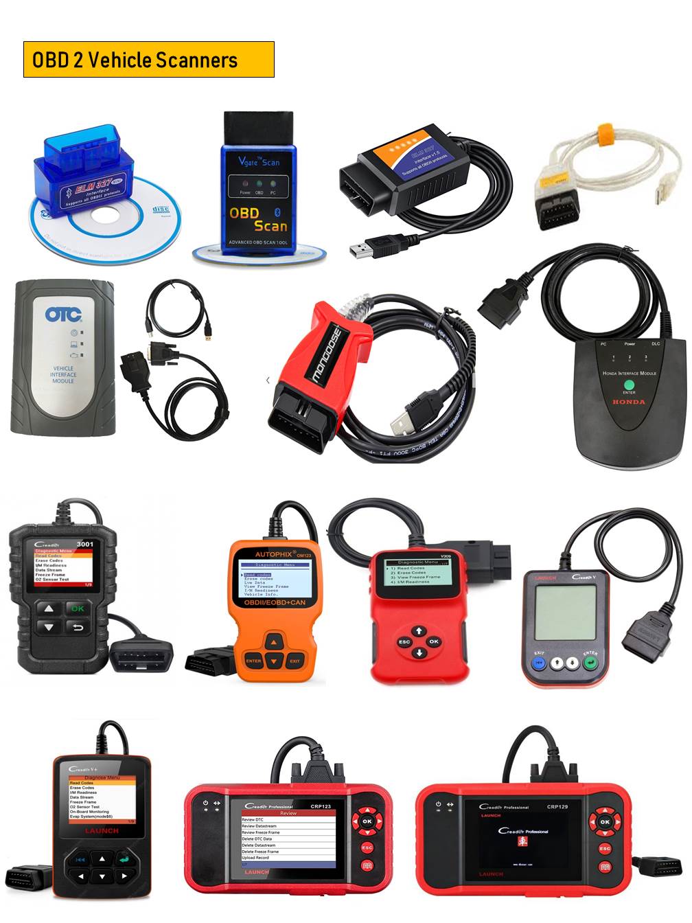 SSNA AUTO TOOLS: OBD Scanners