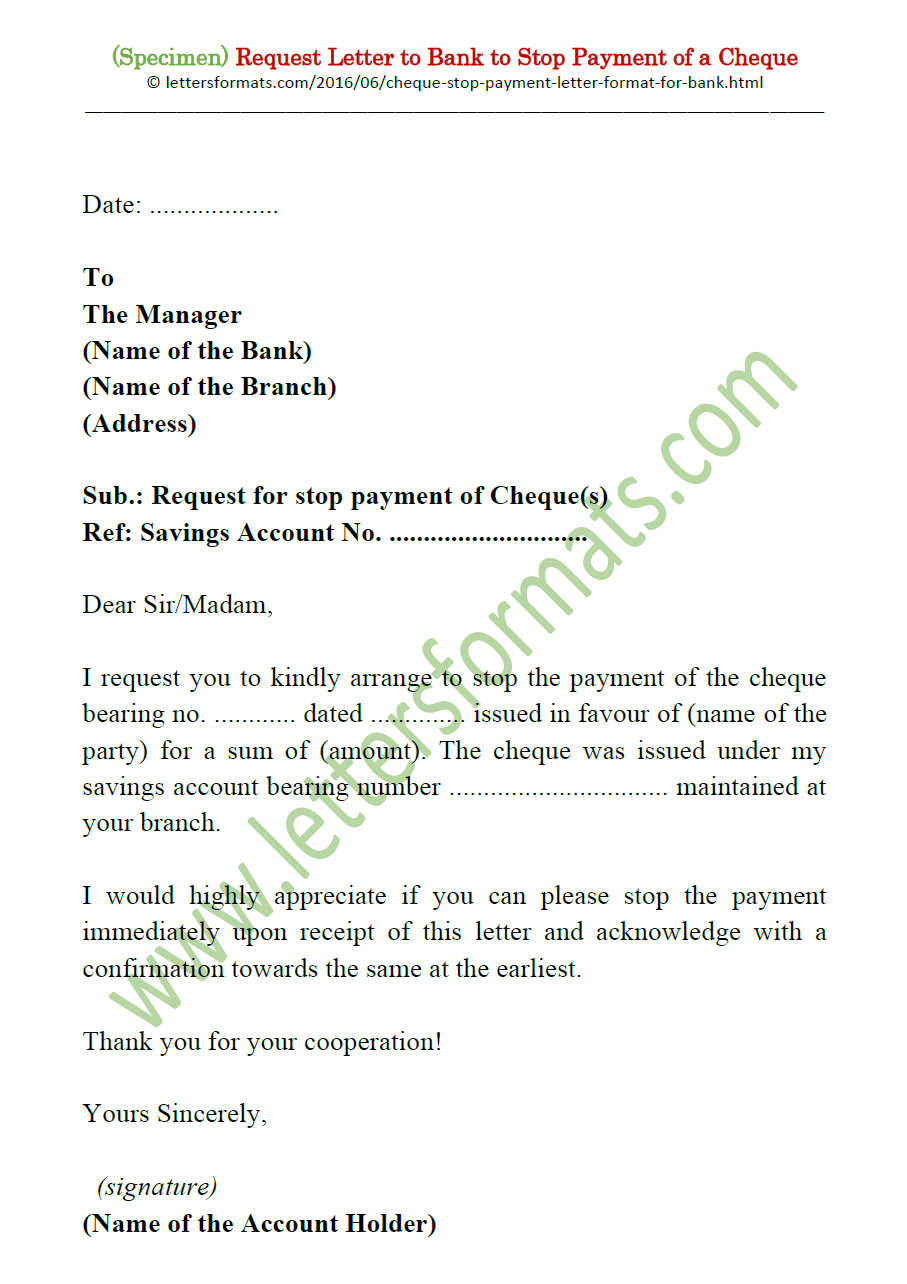 Cool Info About Cheque Stop Payment Re Letter Format Top Rated Cool Info About Cheque Stop Payment Re Letter Format Top Rated