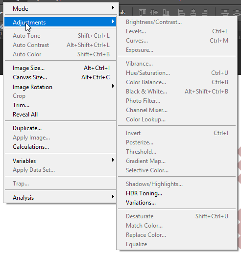 Belajar dan Berbagi: Kupas Tuntas Sub Menu Image di Adobe Photoshop CS6
