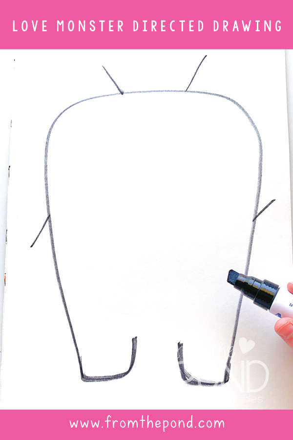 Love Monster Directed Drawing | From the Pond