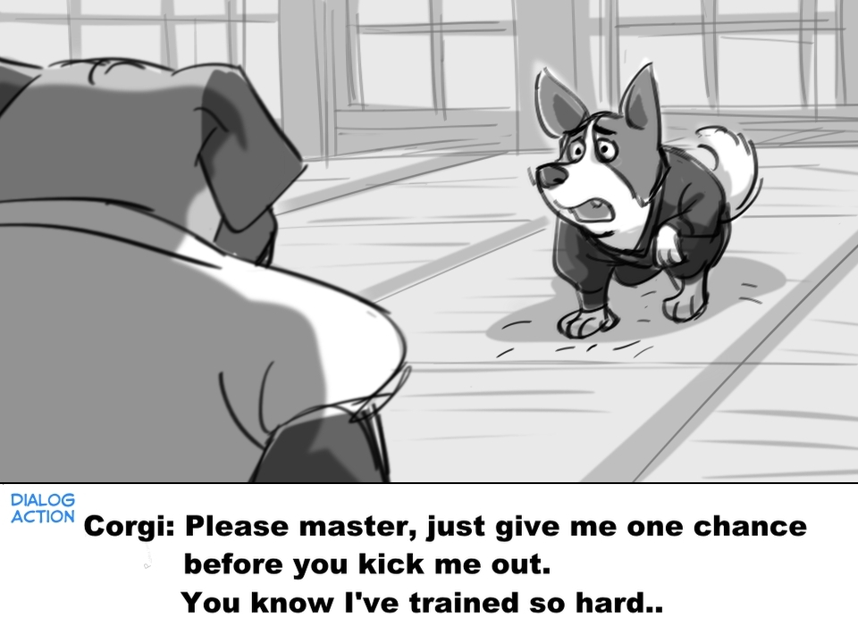 JOONKI PARK'S STORYBOARD PORTFOLIO: Ninja Corgi