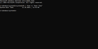 How to check last reboot on Windows Server