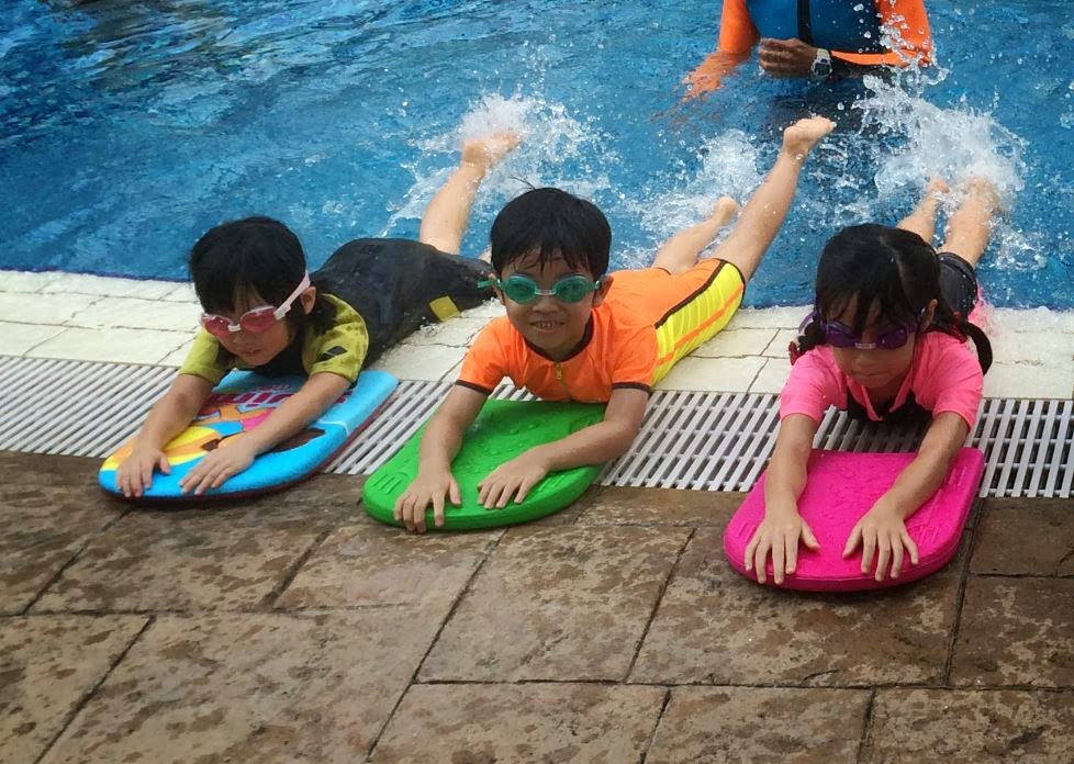My Little Princess and Prince: 27 Sep 2014 - First swimming lesson for ...