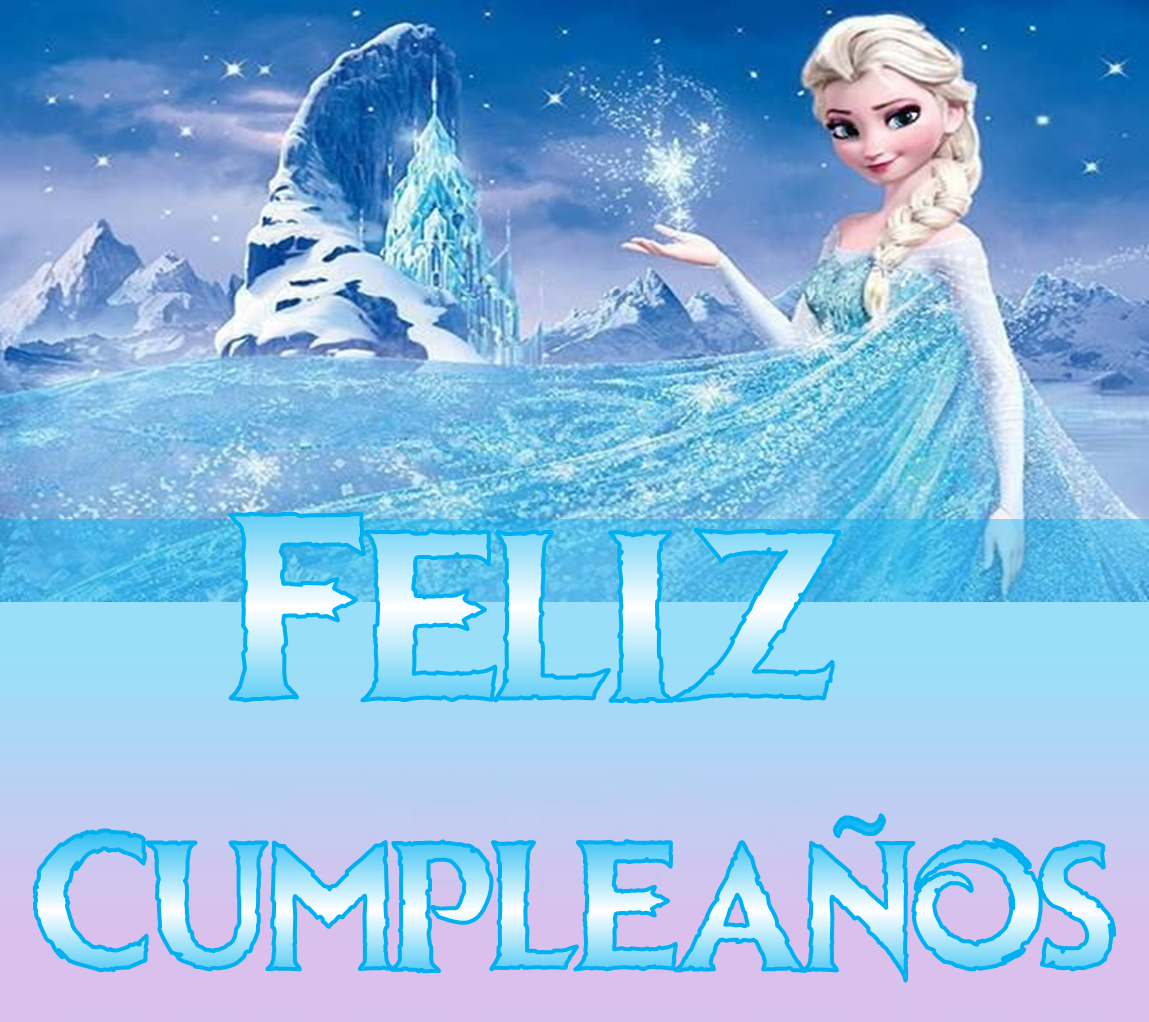 Kits imprimibles gratis : Imágenes de feliz cumpleaños Frozen