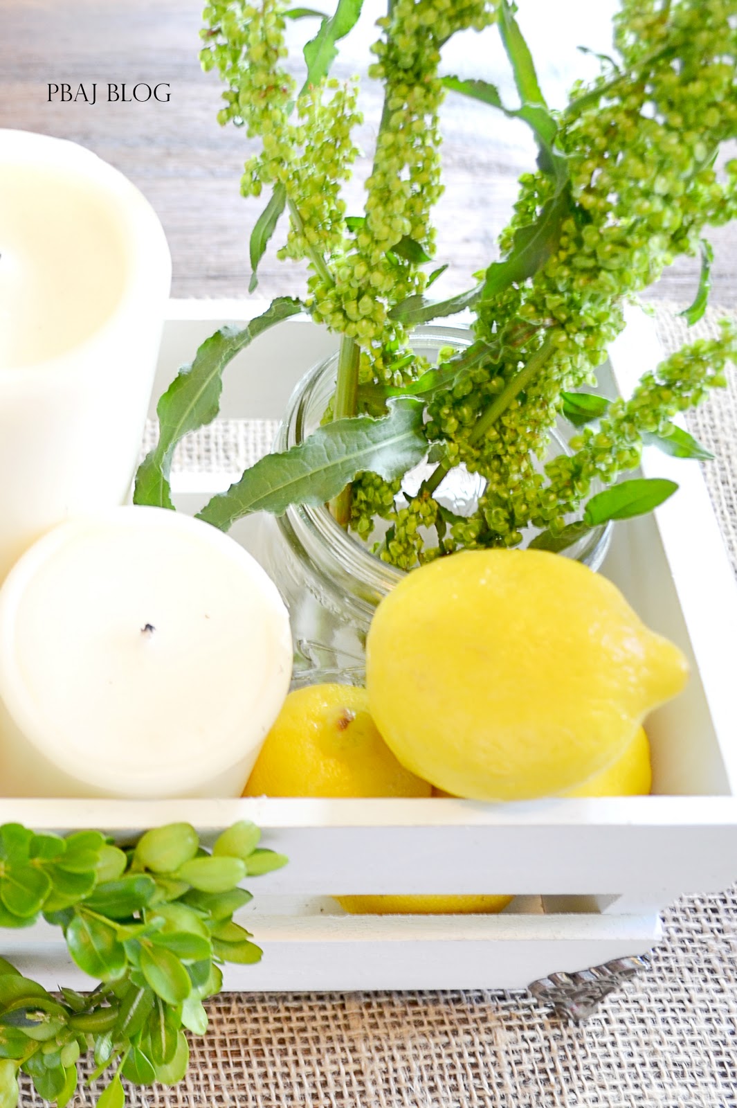 pbaj blog: Summer Crate Centerpiece.