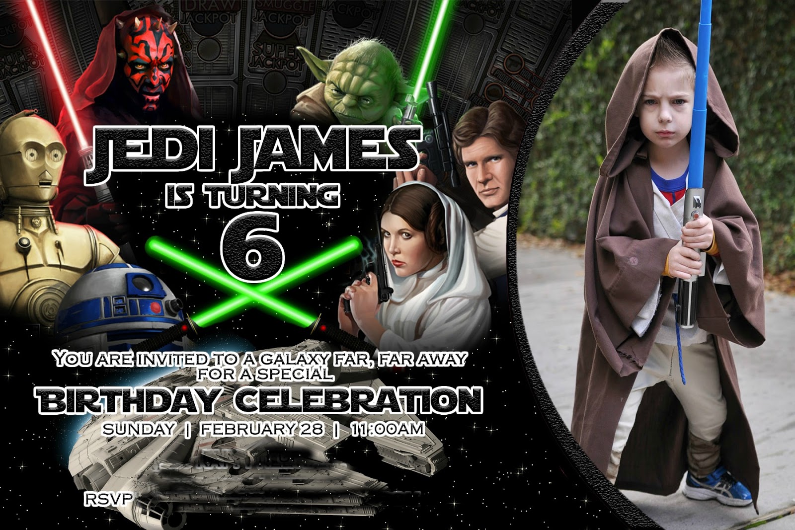 Star Wars Birthday Party & DIY Lightsabers • Honey We're Home