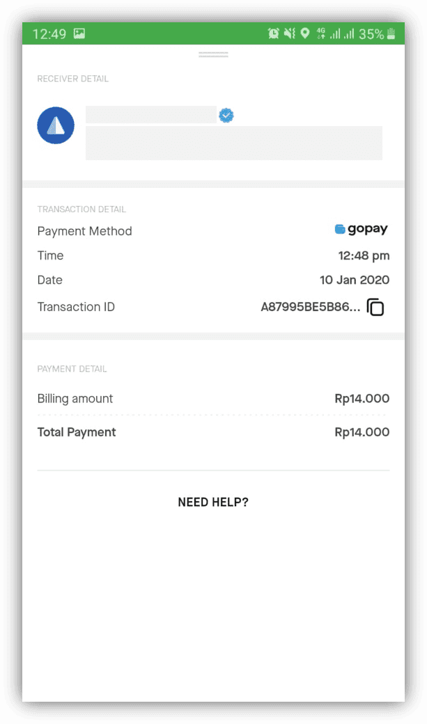 Cara Mengecek Transaksi GoPay QRIS Terbaru 2020 - Go-bizz.com