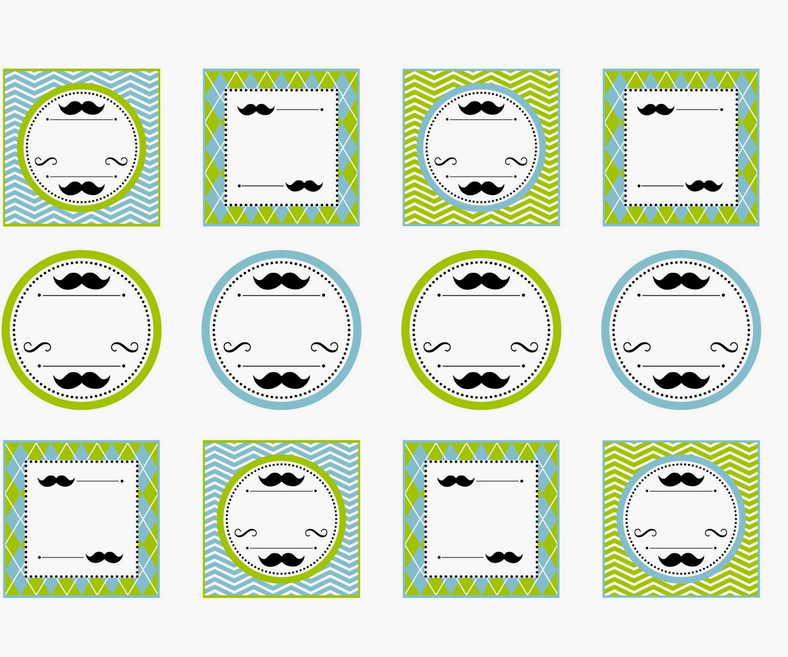 Kit Mostacho para Imprimir Gratis. - Ideas y material gratis para ...