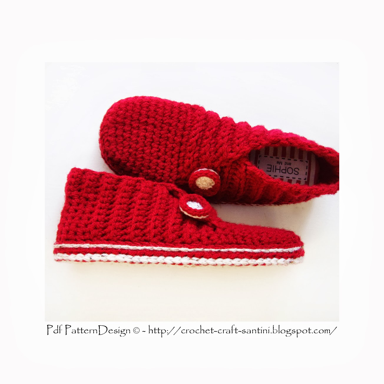 RIBBED and WRAPPED CROCHET SLIPPERS