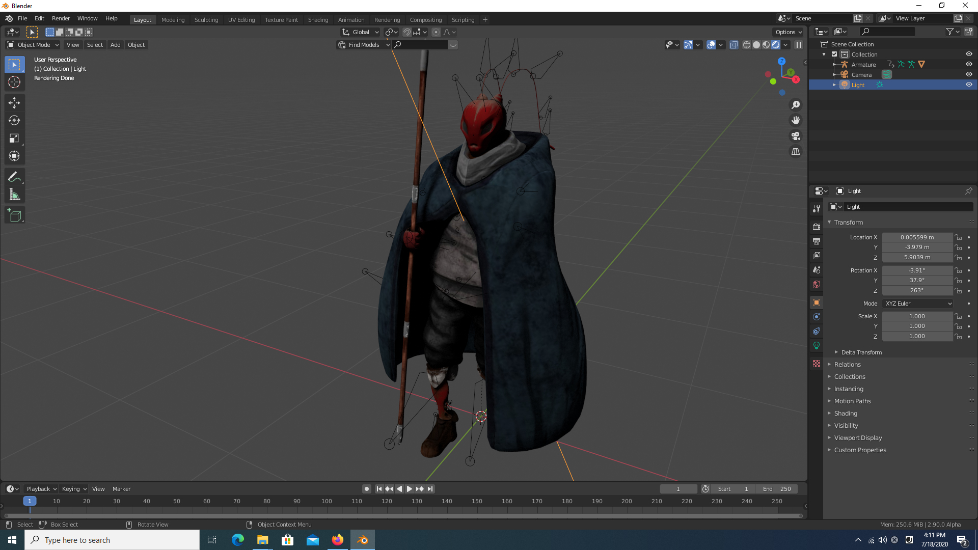 Speed Trip: Walker Element 3D animation Blender + After Effects VFX ...