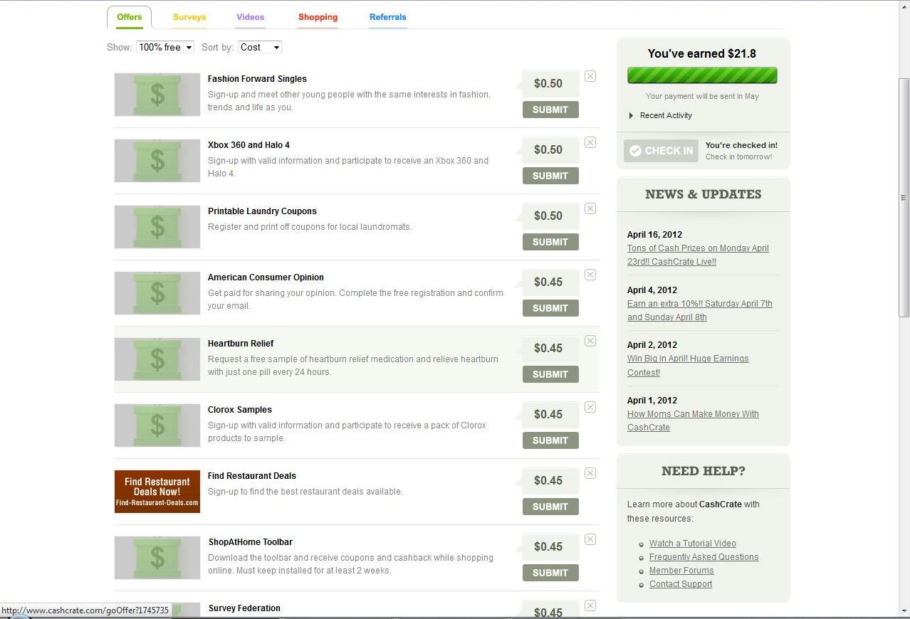 Learn to Earn Online!: Cash in with CashCrate