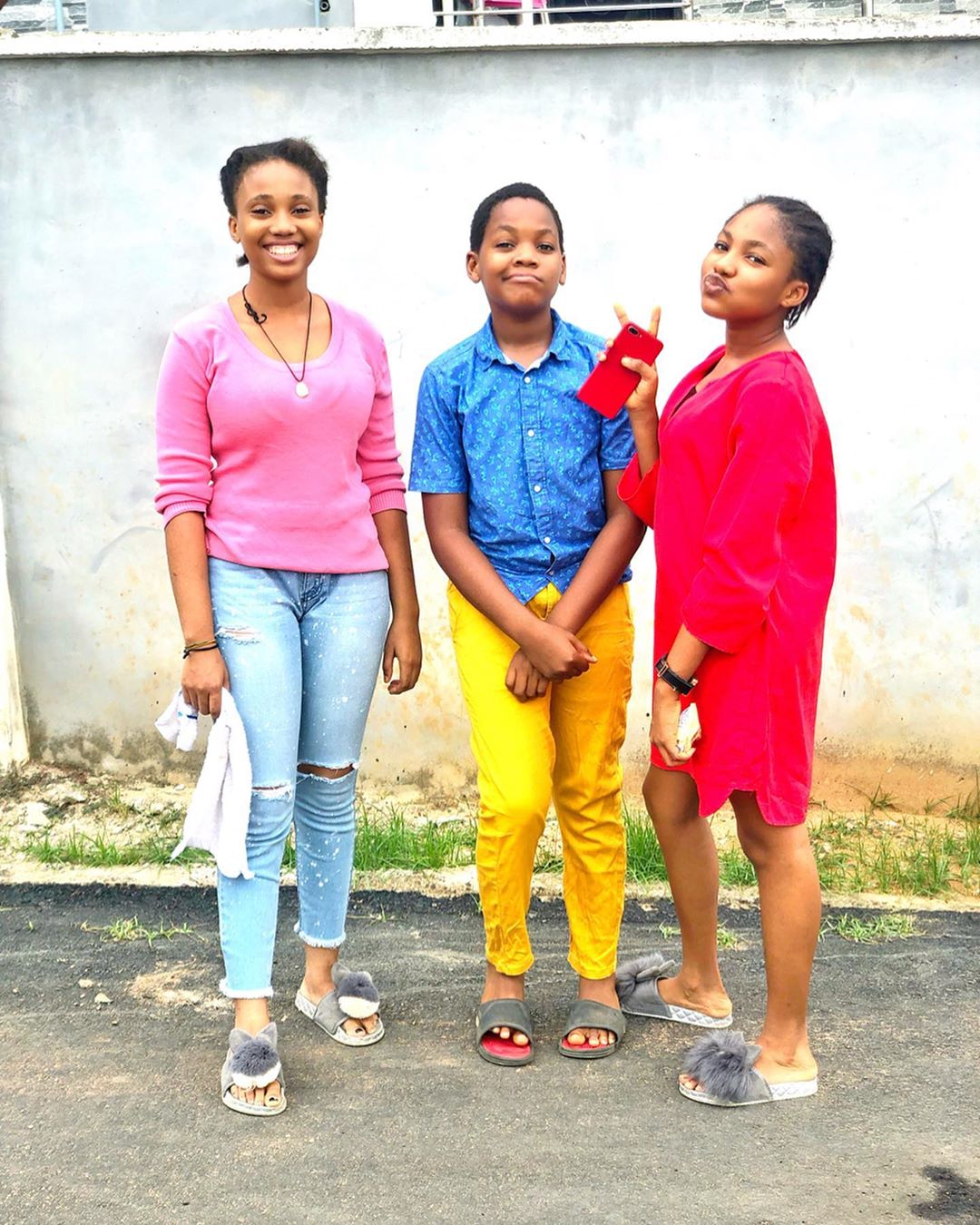 Angel Onyi Unigwe siblings, elder sister and brother