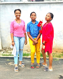 Angel Onyi Unigwe siblings, elder sister and brother