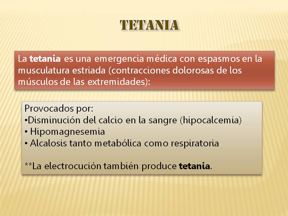 Fisiología - FACULTAD DE MEDICINA: MÚSCULO: tetania, fatiga muscular ...