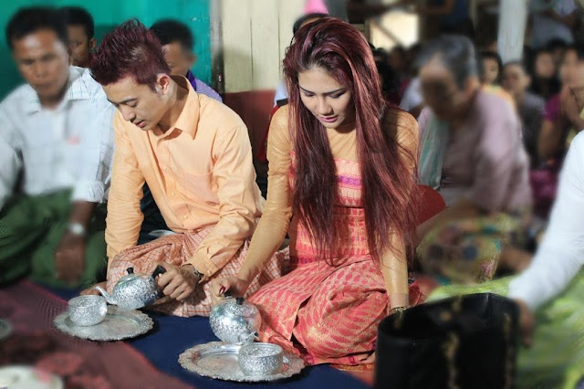 Celebrity Couple Donation Of Moe Aung Yin And Valerie Kay Myanmar Celebrity Couple Photos